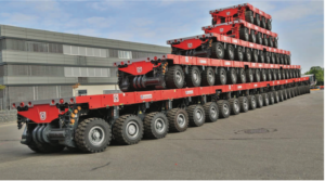 SPMT (Self Propelled Modular Transporter) for Rent | Van Adrighem